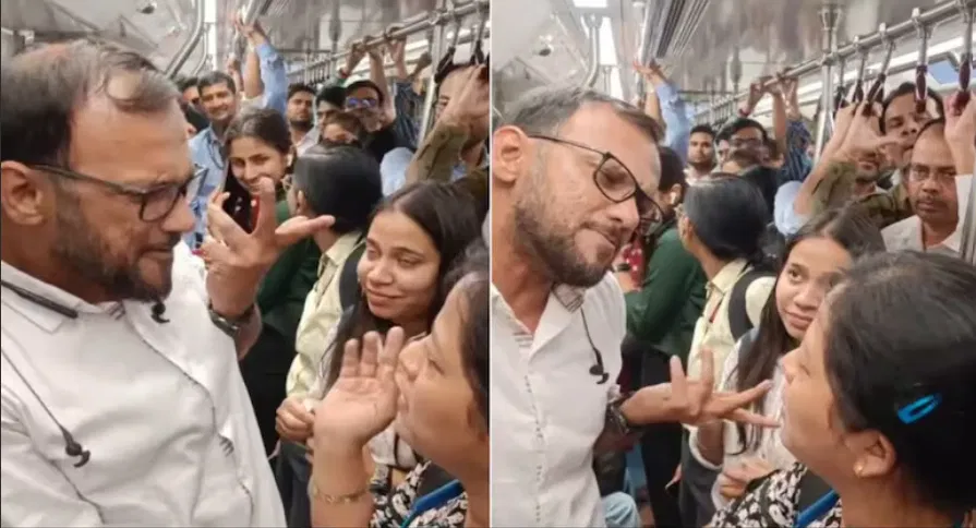 Massive Clash Over a Seat in Delhi Metro – Viral Video Sparks Debate