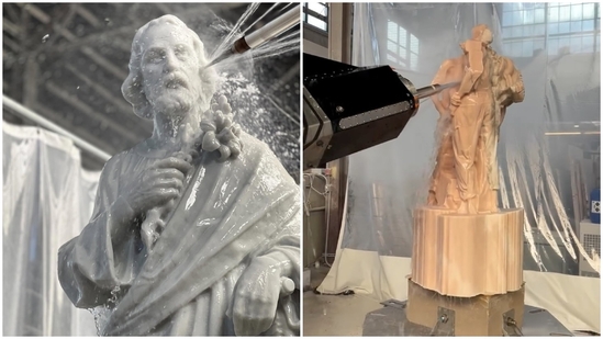 Video of AI robot carving marble statues leaves internet depressed ...