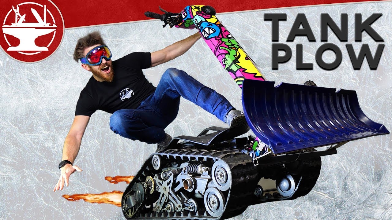 Plowing Snow… with a TANK! Ultimate Winter Overkill