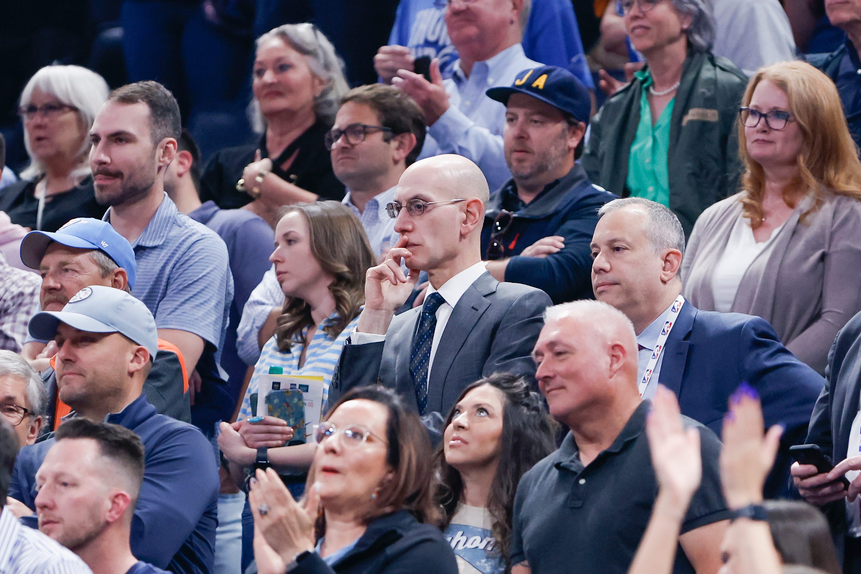 NBA commissioner Adam Silver in attendance for Thunder's 119-103 win ...