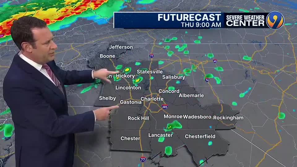 Thursday morning's forecast with Meteorologist Keith Monday