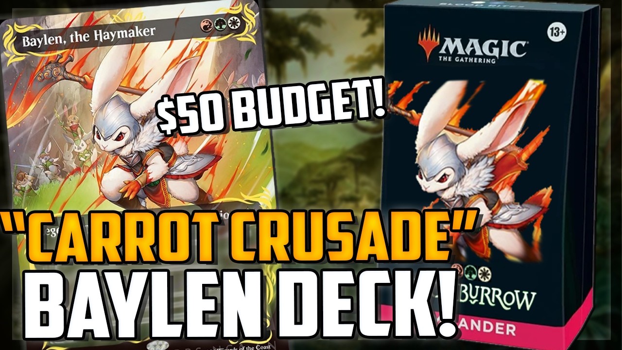 Carrot Crusade Commander Deck! $50 Budget Baylen the Haymaker! Tokens ...