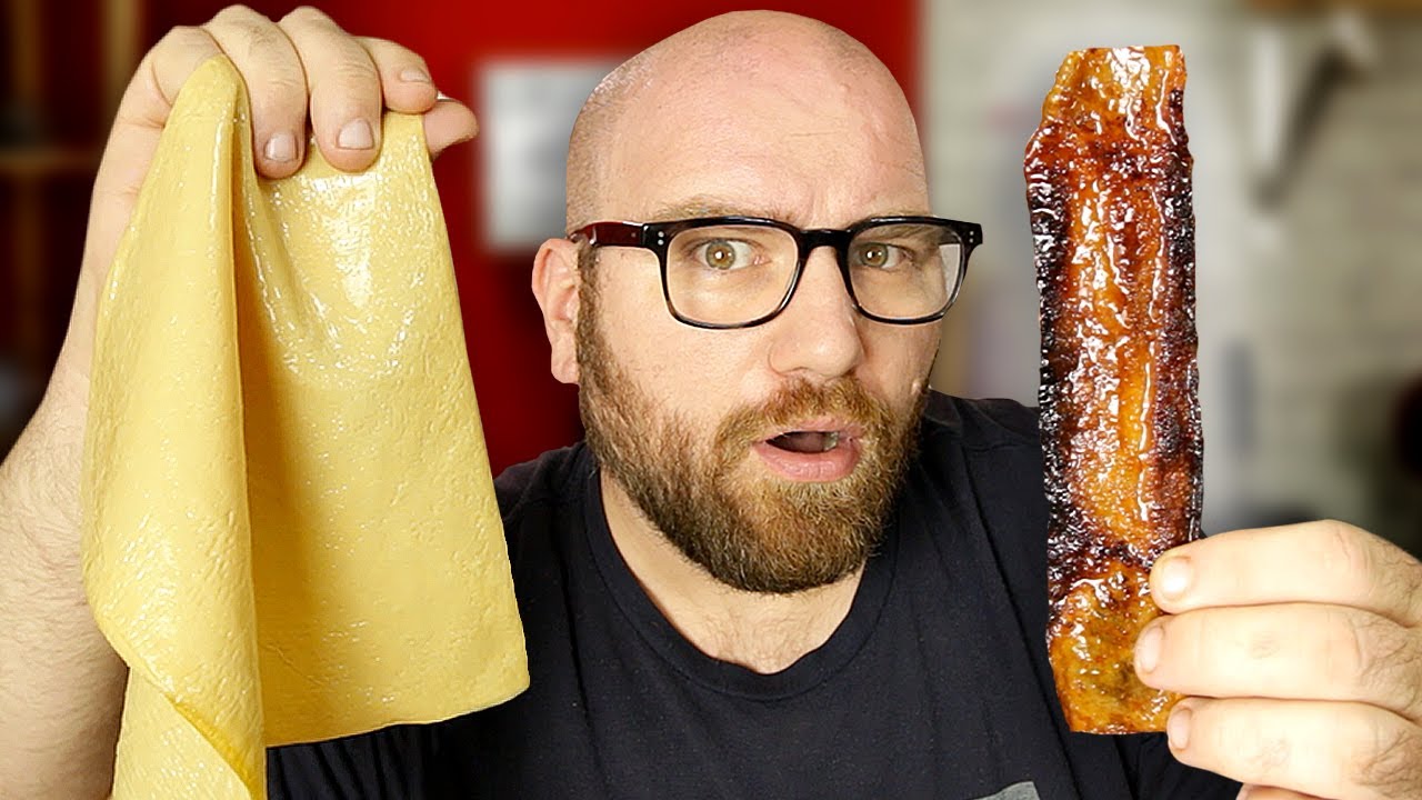 Making BACON from SOY SKIN the Easiest Vegan Bacon Recipe!