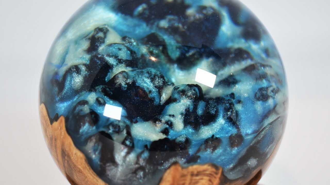 Man Turns A Blue Ocean Hybrid Sphere