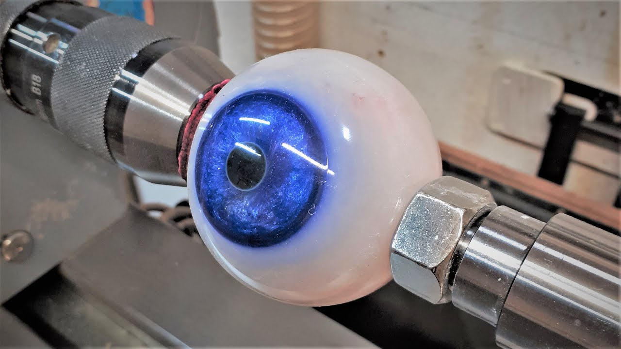 Creepy or awesome? Watch this man turn eyeballs in the workshop