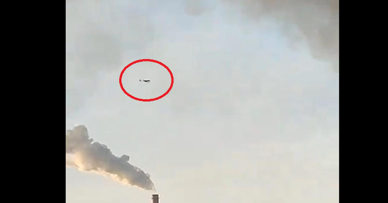 Watch: Ukraine Destroys Russian Drone With Browning Gun in Historic Kill