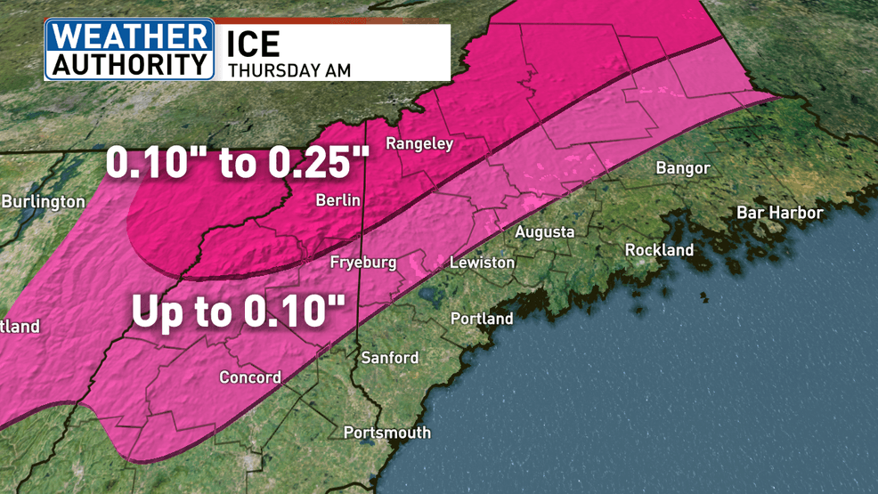 Rain and wintry mix Thursday ahead of beautiful Friday in Maine