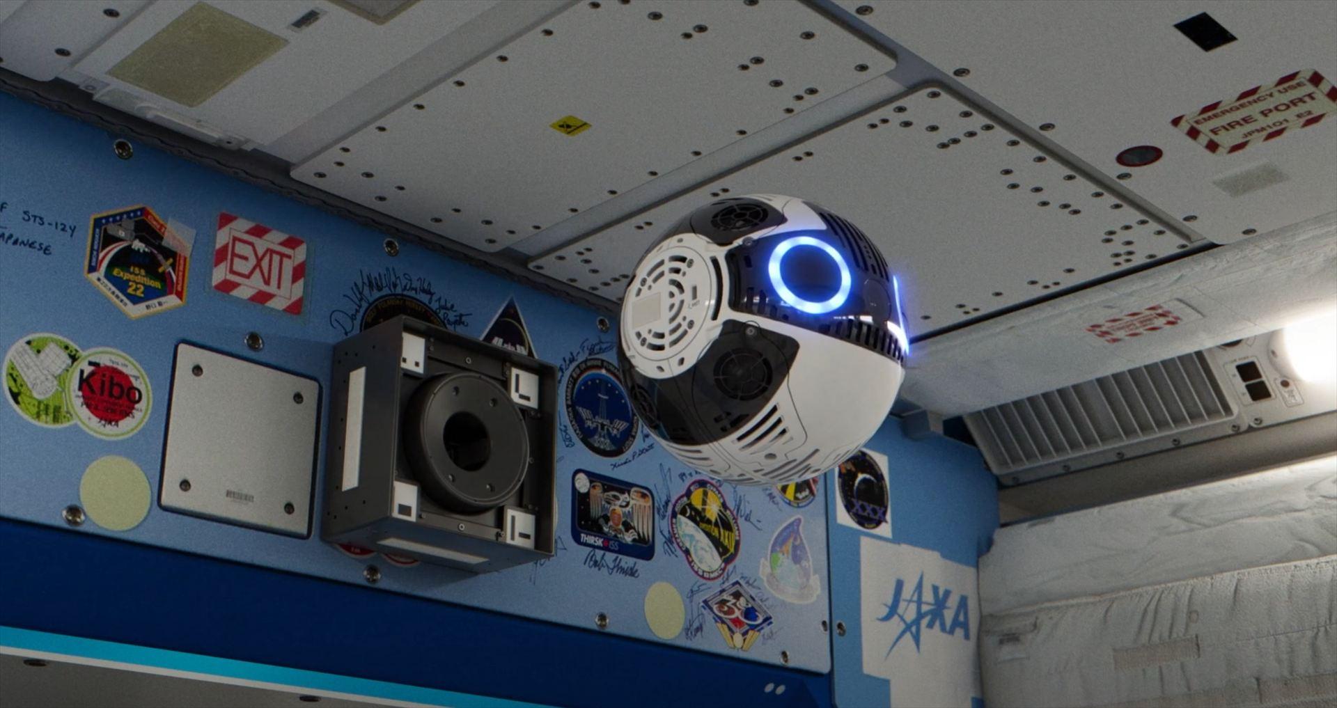 無重力空間で働くJAXAの球型ロボ、もしかしてハロのご先祖？