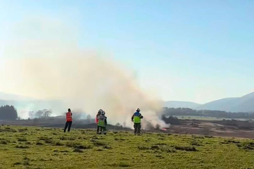 Wildfire warning is extended across Scotland as 'extreme risk' warning ...