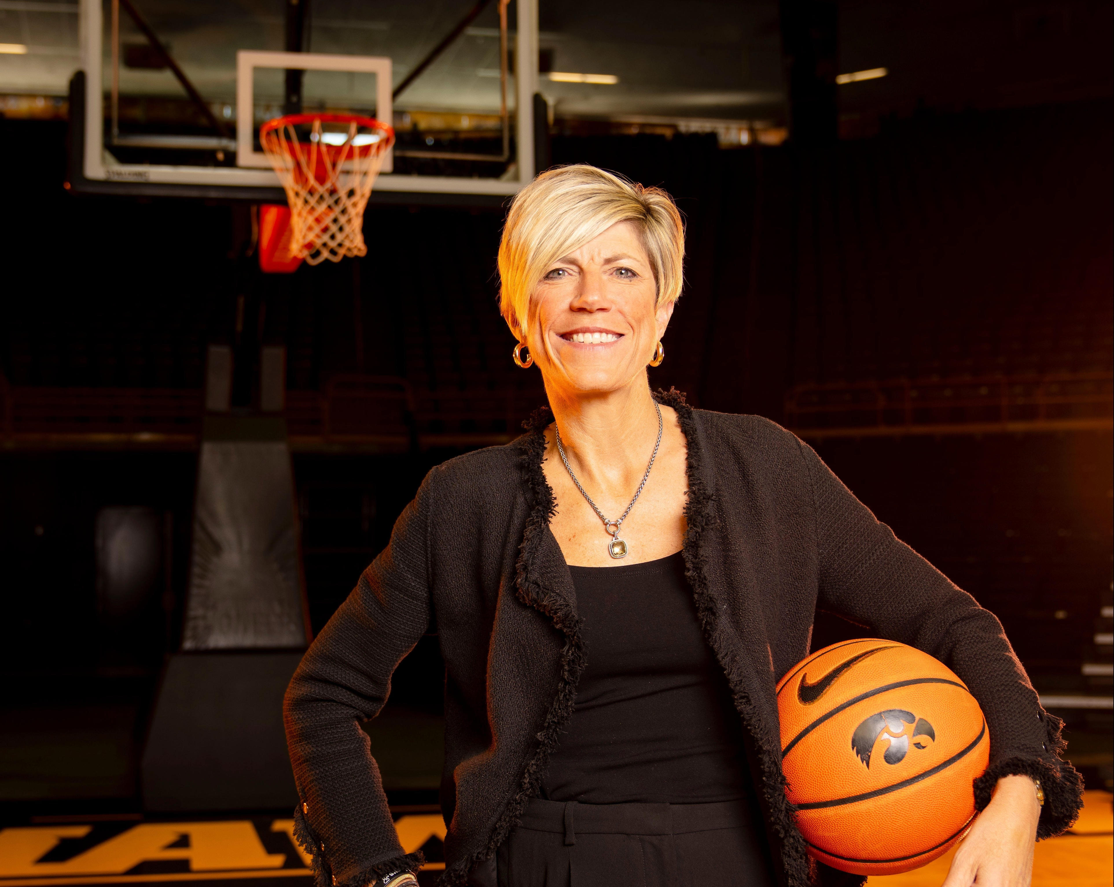Iowa women's basketball's Jan Jensen recognized as top rookie coach