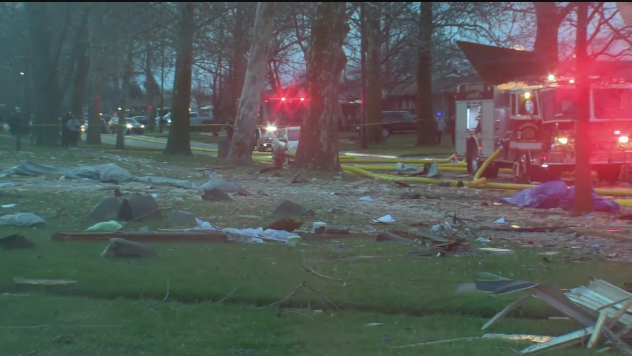 Southgate home leveled in explosion, at least two people removed