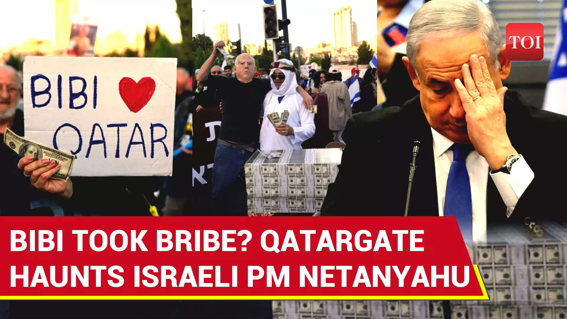 Qatargate Shakes Netanyahu’s Grip On PM’s Chair; Bibi Took Bribe? | Big ...