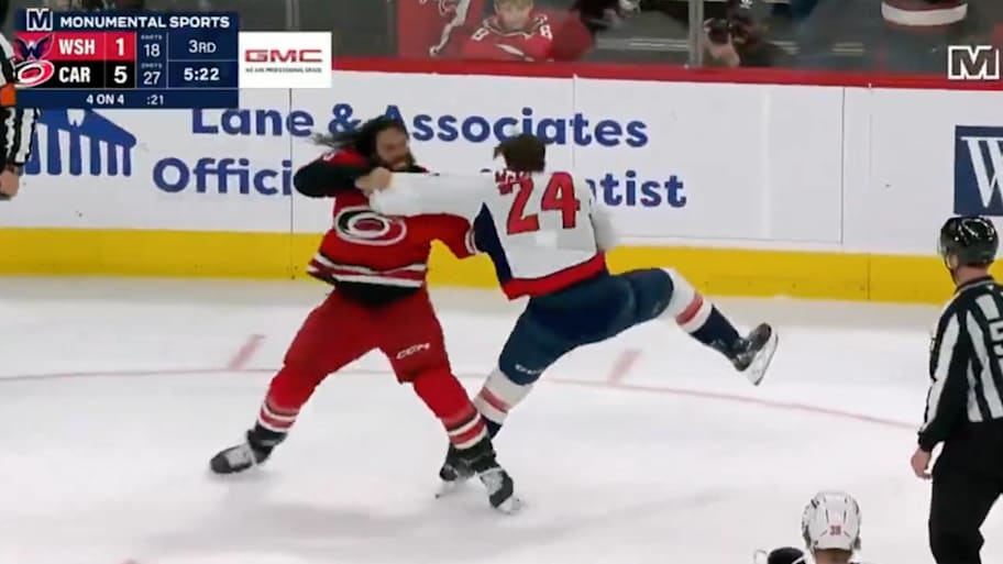Carolina Hurricanes Player Got Away With Dirty UFC-Style Move During Fight