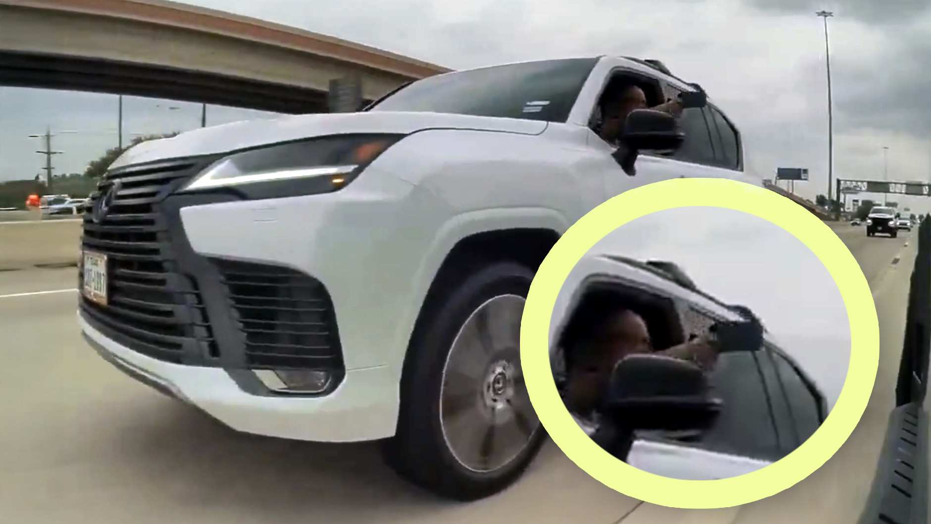 Lexus Driver Goes Full Road Rage On Cybertruck