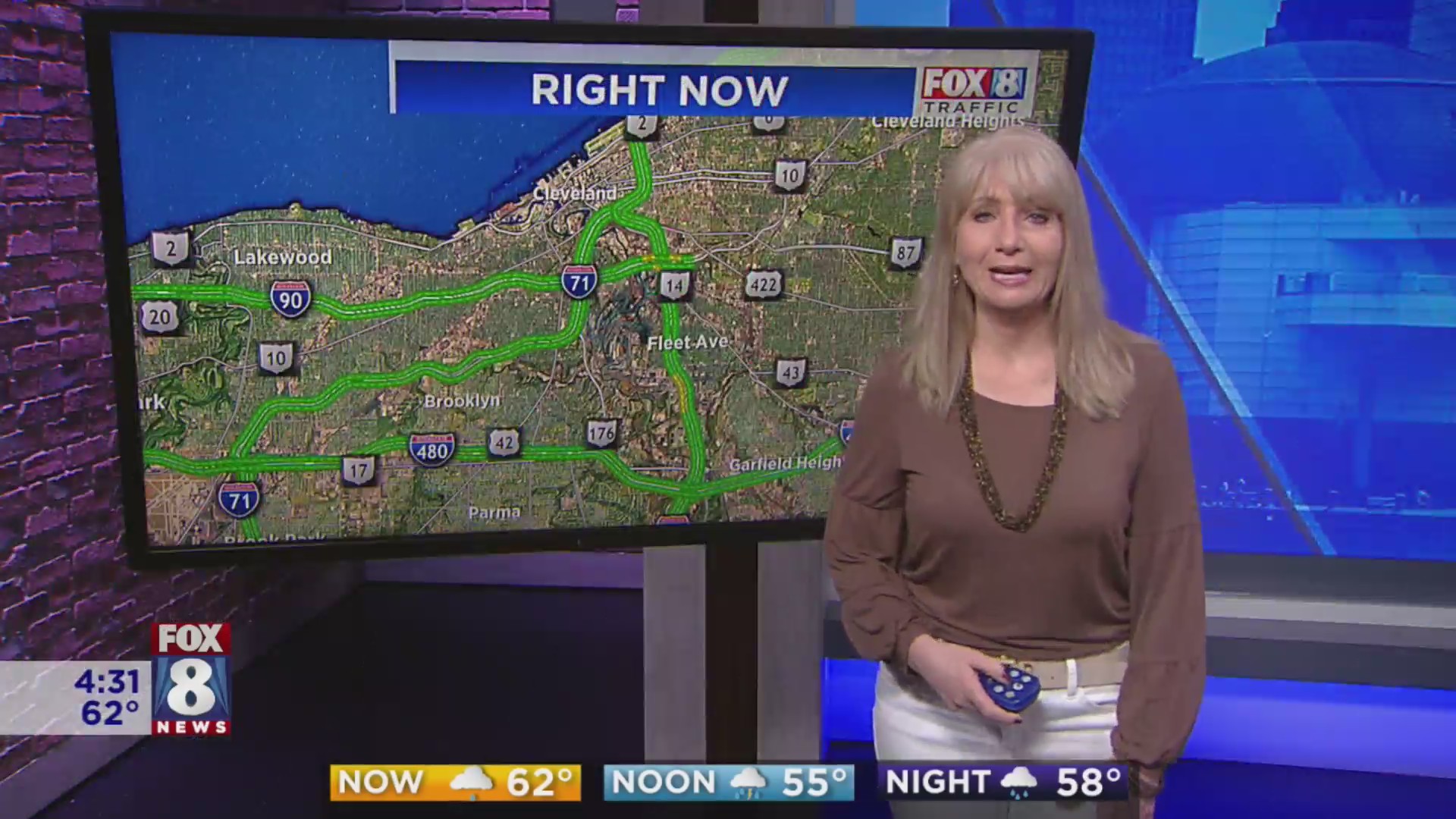 Heavy rains cause flooding in Cleveland