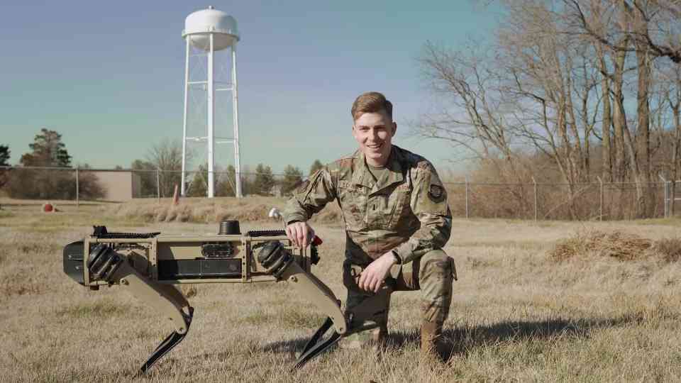 Meet the Futuristic Military Robot Dog