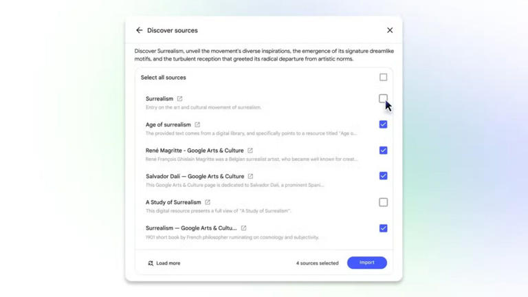 NotebookLM can now discover new sources for you with just a click