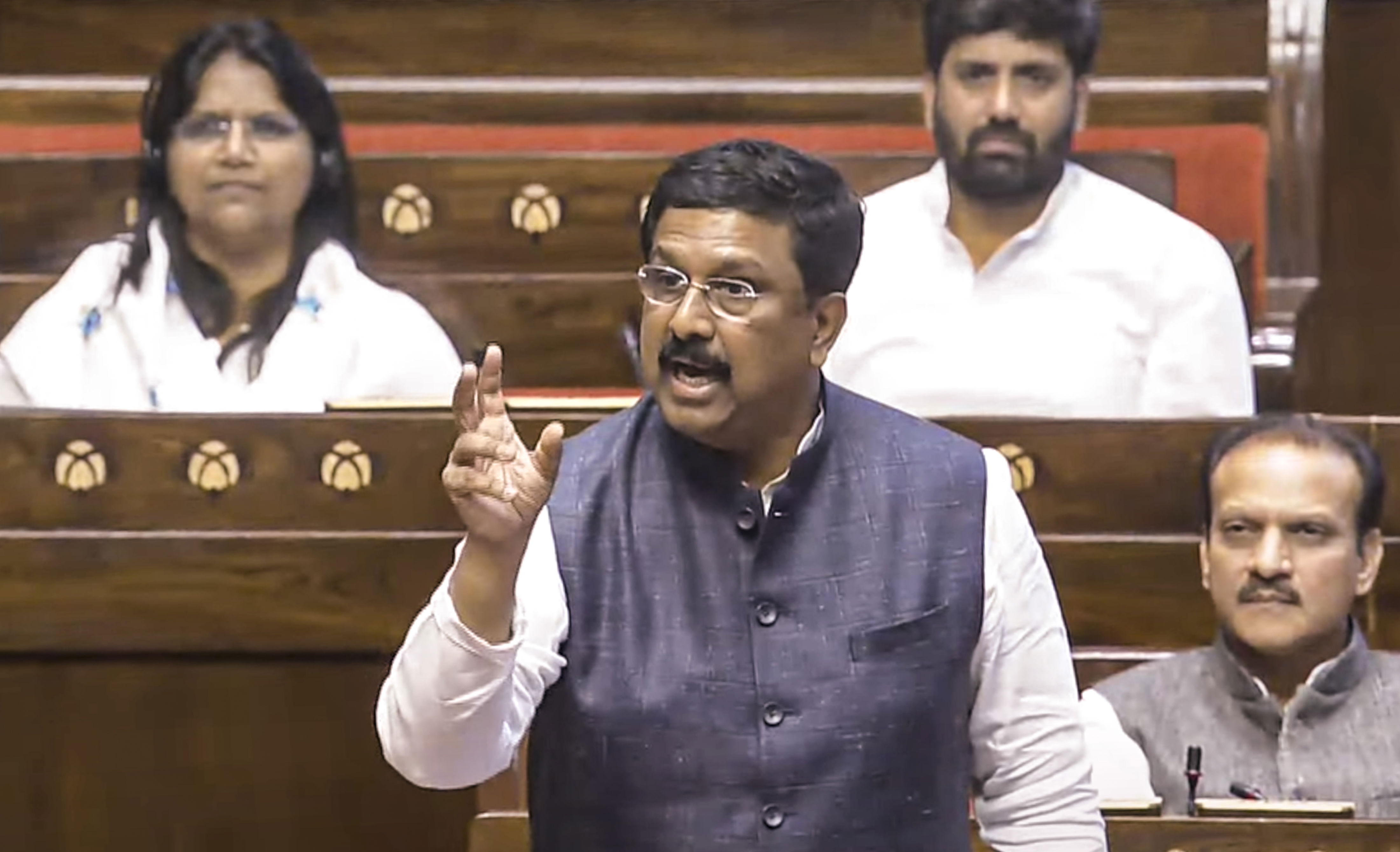 Heated exchanges in RS as BJP MP alleges pro-Pak slogans raised in Karnataka after Cong MP's victory