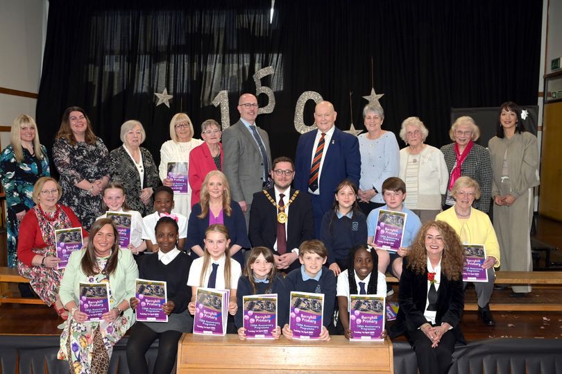 Pupils at Berryhill Primary in Craigneuk celebrate school's 150th ...