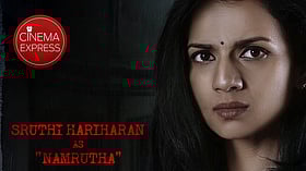 Sruthi Hariharan plays Namrutha in Krishna Sankar's The Verdict