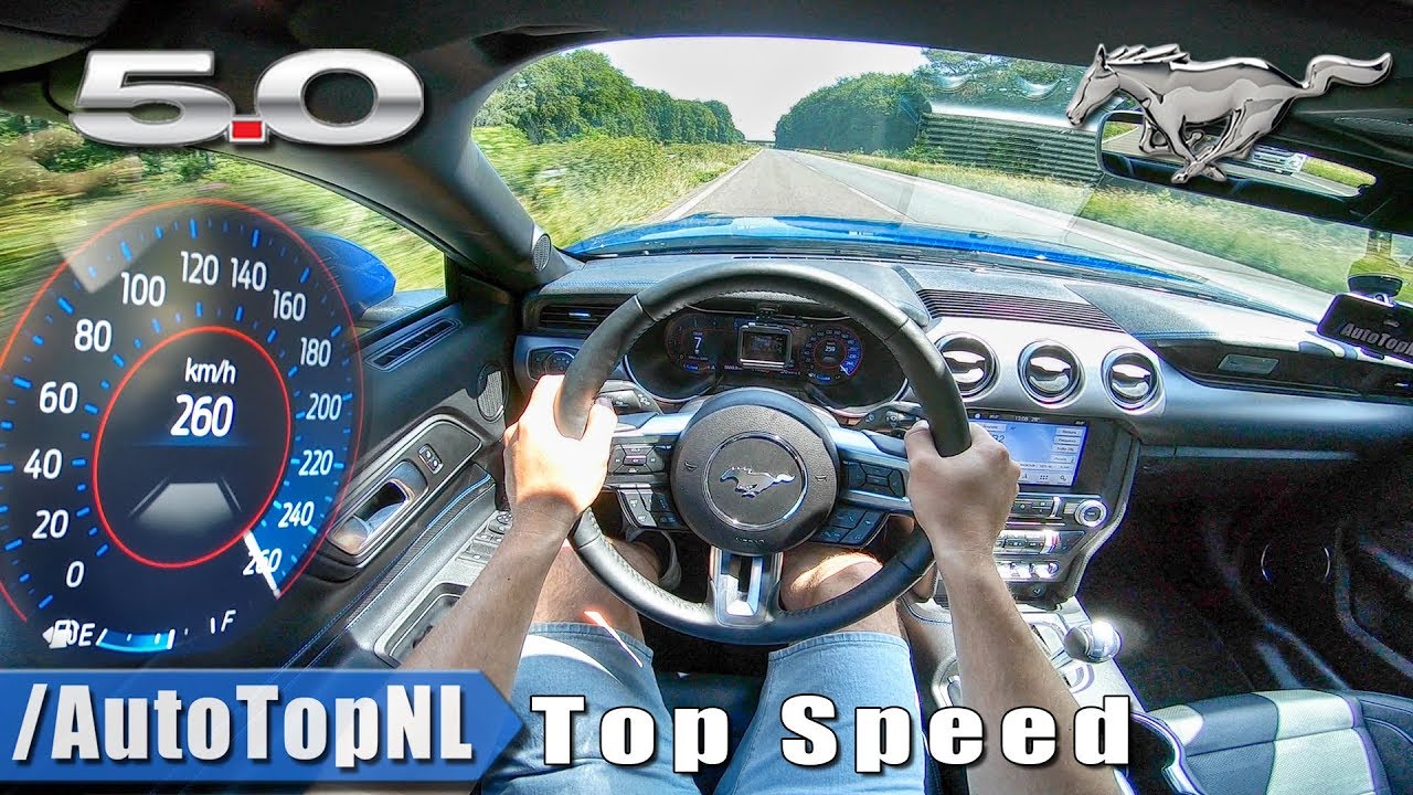 2019 Ford Mustang GT 5.0 V8 Top Speed Autobahn POV – Ultimate ...