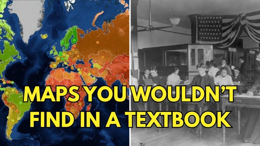 21 Alternative Maps That Are Random Yet Oddly Fascinating
