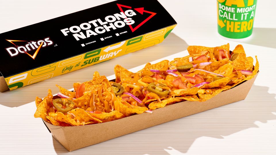 Subway hopes new $5 footlong nachos will attract budget-conscious customers