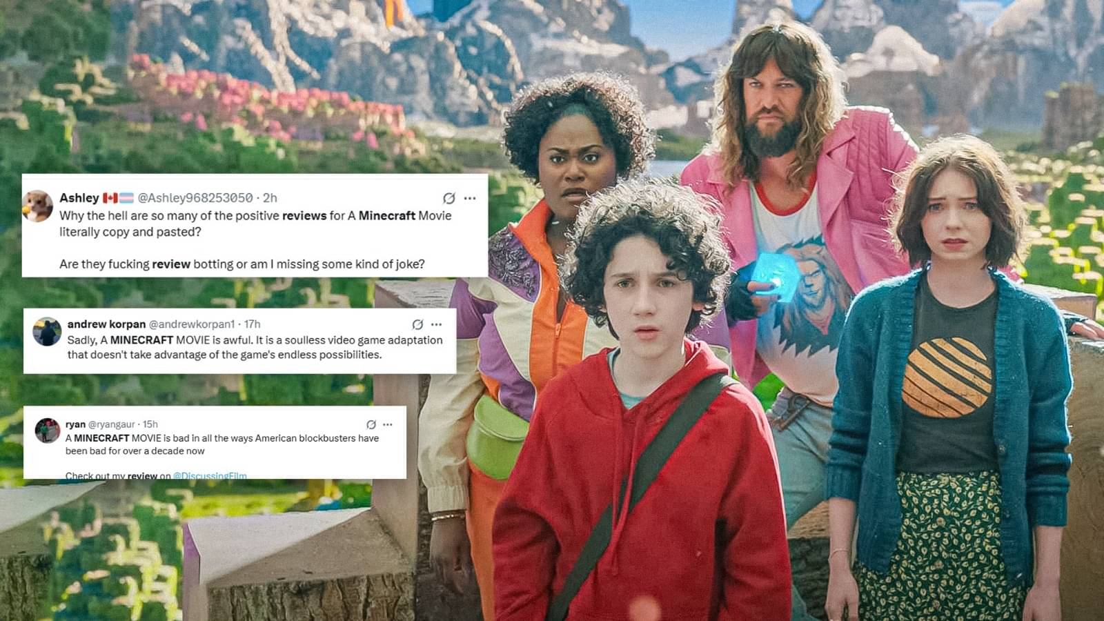 A Minecraft Movie X Review: Netizens Call Jason Mamoa Starrer 'Awful ...