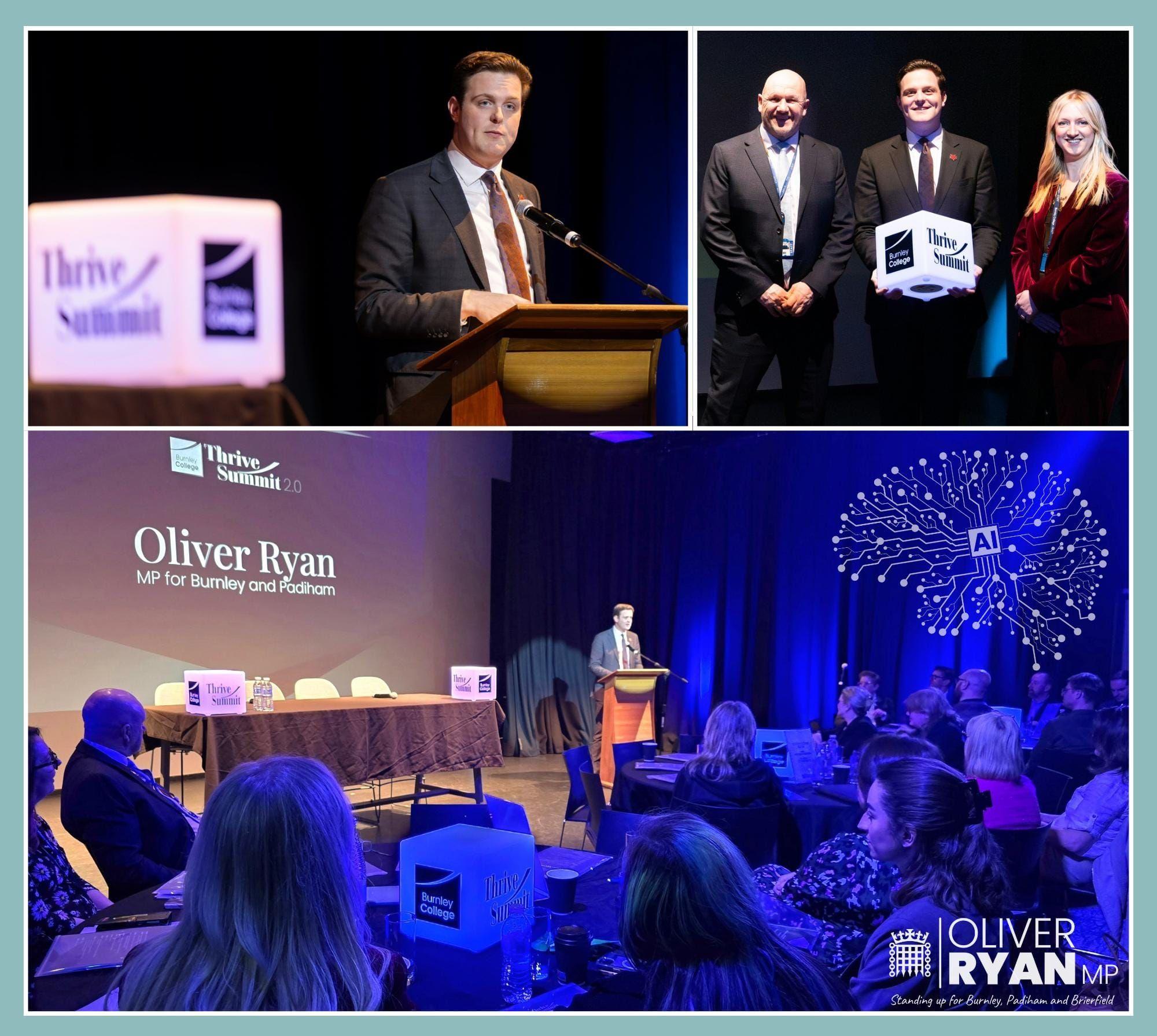 Reporting Back: Oliver Ryan MP Burnley, Padiham and Brierfield