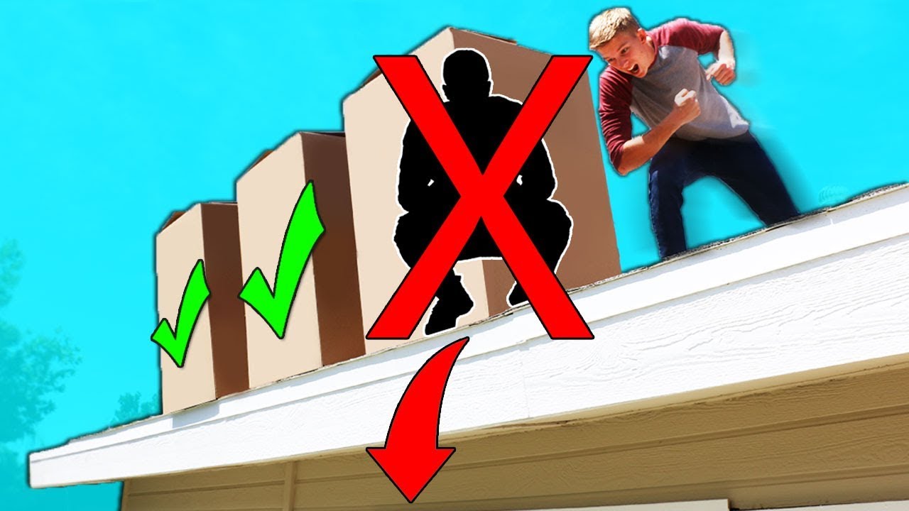 DO NOT Push the Person OFF THE ROOF Challenge!!