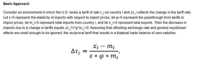 The simple secret behind Donald Trump's tariffs 'formula' is revealed