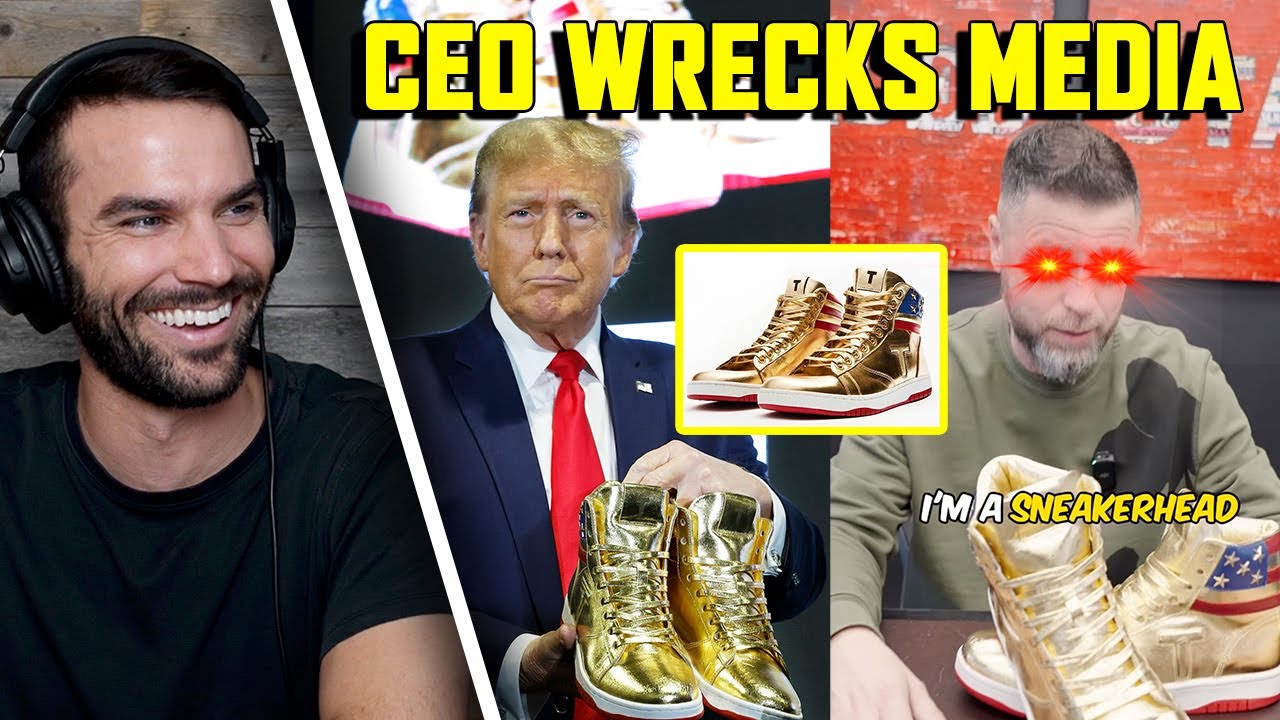 Patriotic CEO Wrecks Media After Smears for Purchasing Trump Sneakers