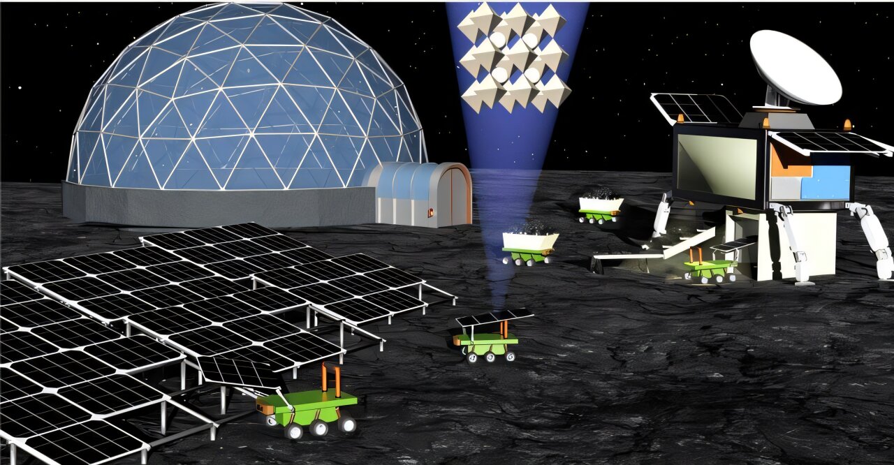 Solar cells made of moon dust could power future space exploration