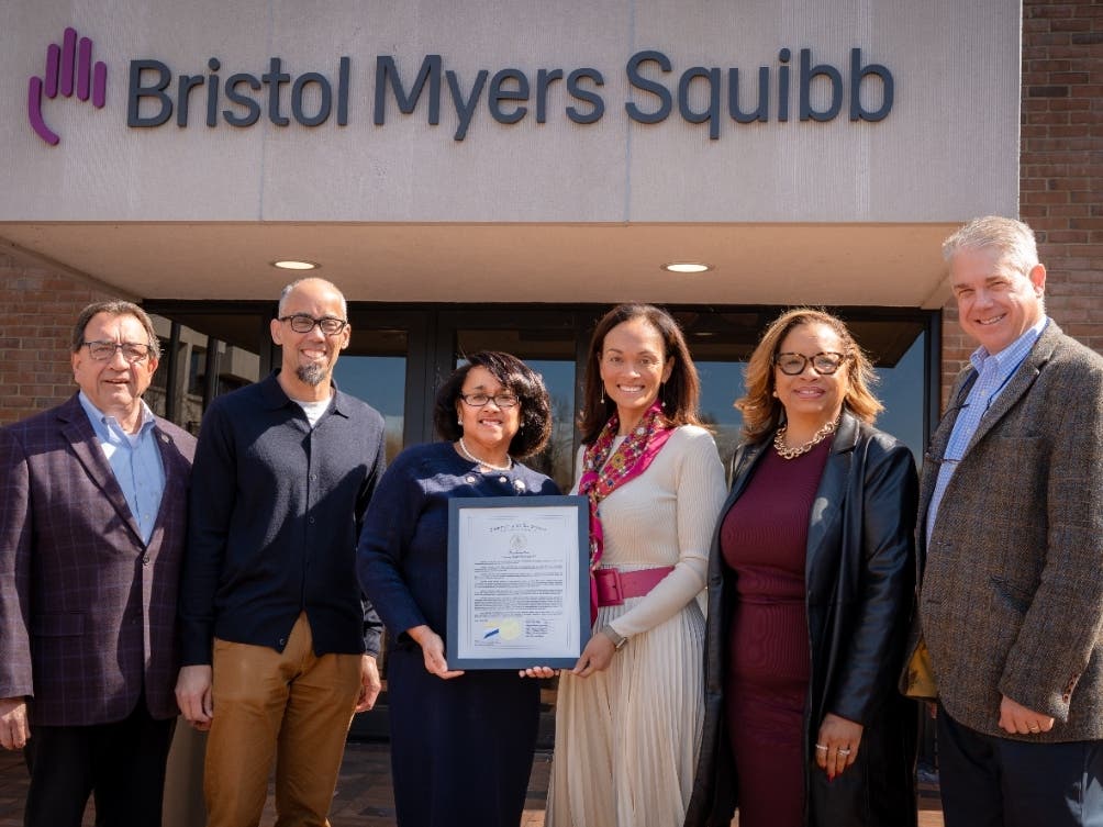 Lawrence Honors Bristol Myers Squibb For Community Contribution