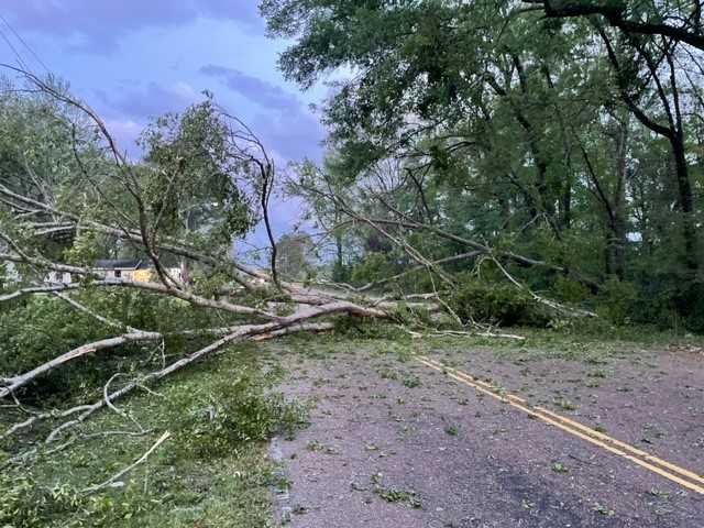 High winds causing thousands of power outages