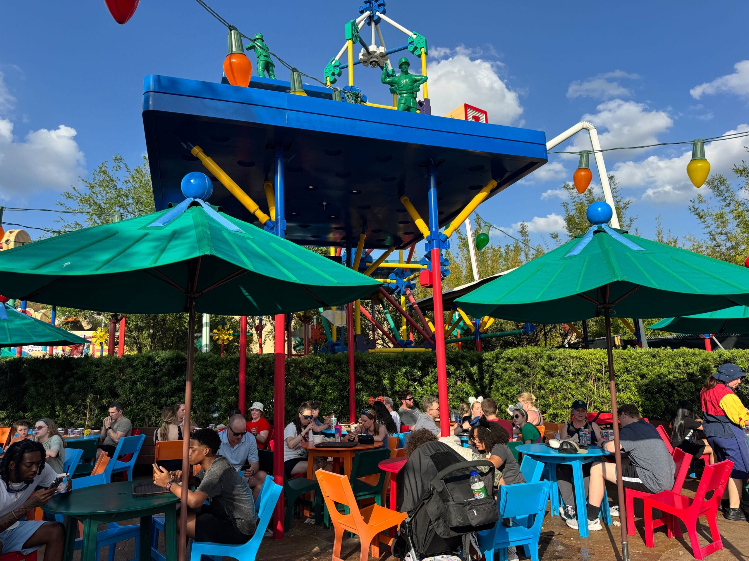 Years After Construction Began, First Section of Covered Seating Now ...