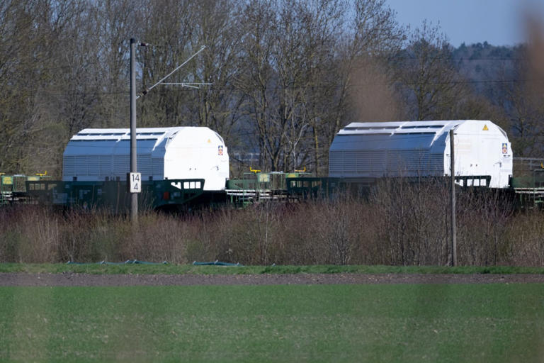 Train carrying nuclear waste arrives in Bavaria after 17-hour journey