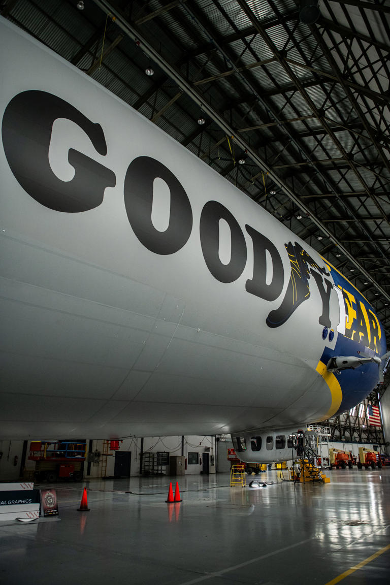 Goodyear's Wingfoot One gets old-school makeover to mark 100 years of ...