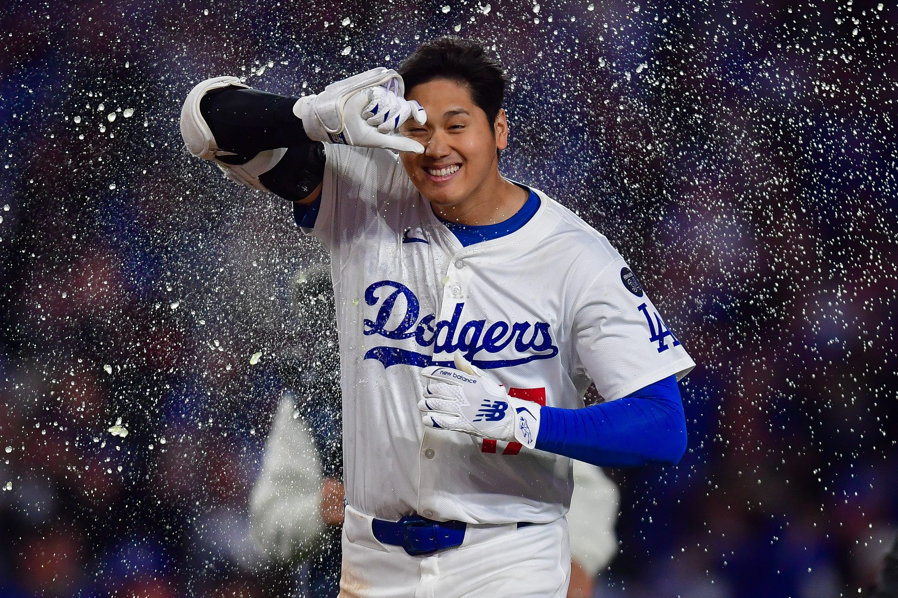 The Dodgers celebrate Shohei Ohtani's walk-off homer by hilariously ...