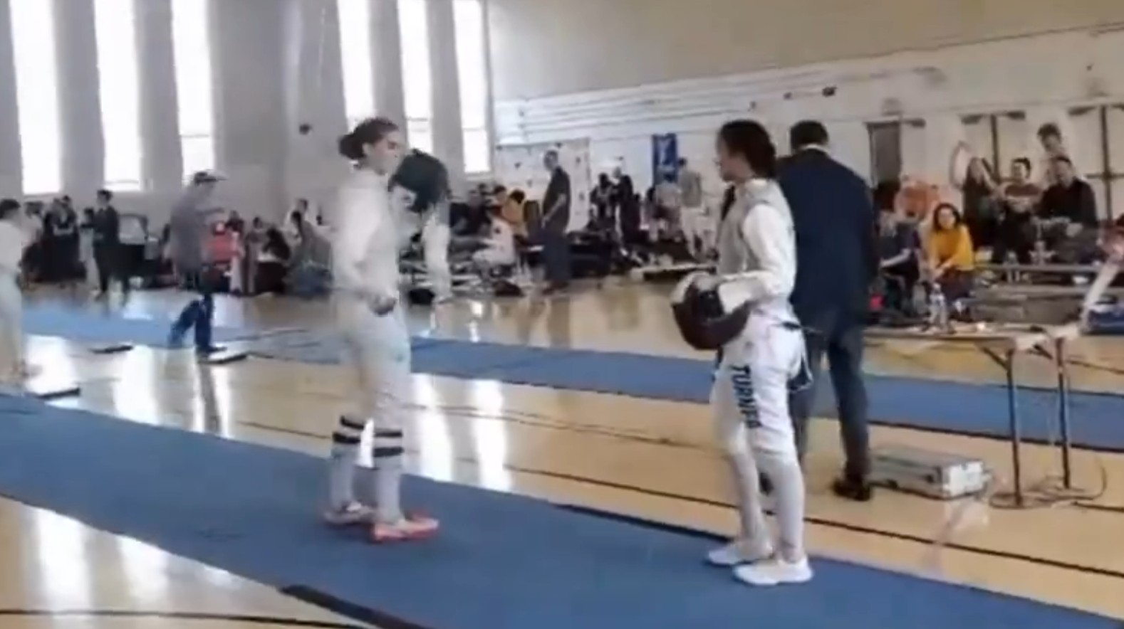 Fencer who refused to face transgender athlete criticised for taking a ...