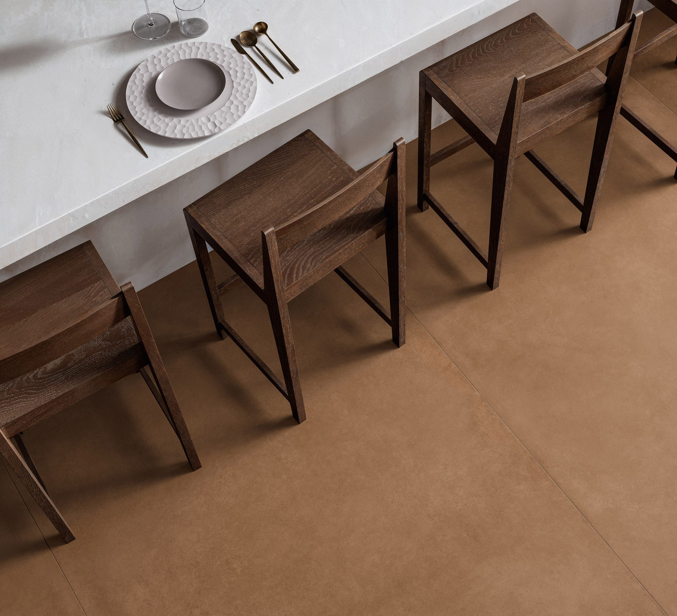 Caramel Terrae collection tiles by Casalgrande Padana