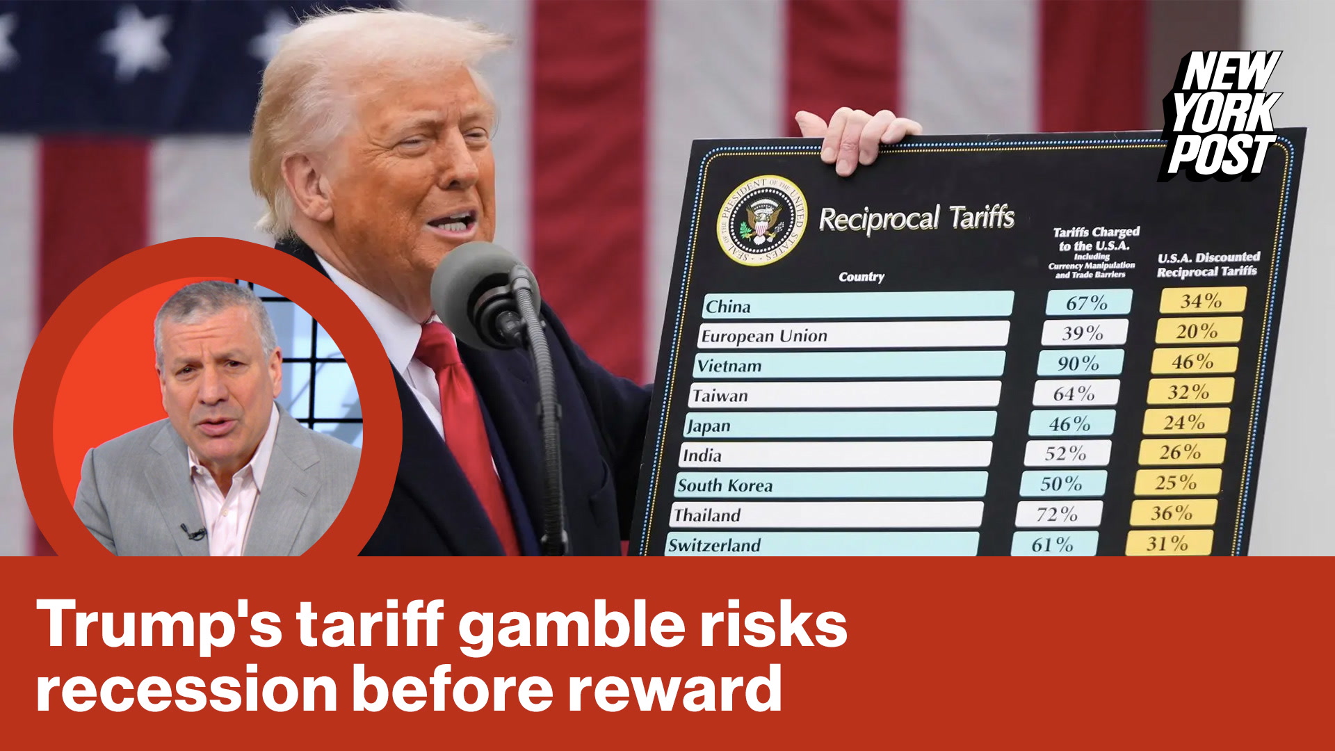 Trump's tariff gamble risks recession before reward | Reporter Replay