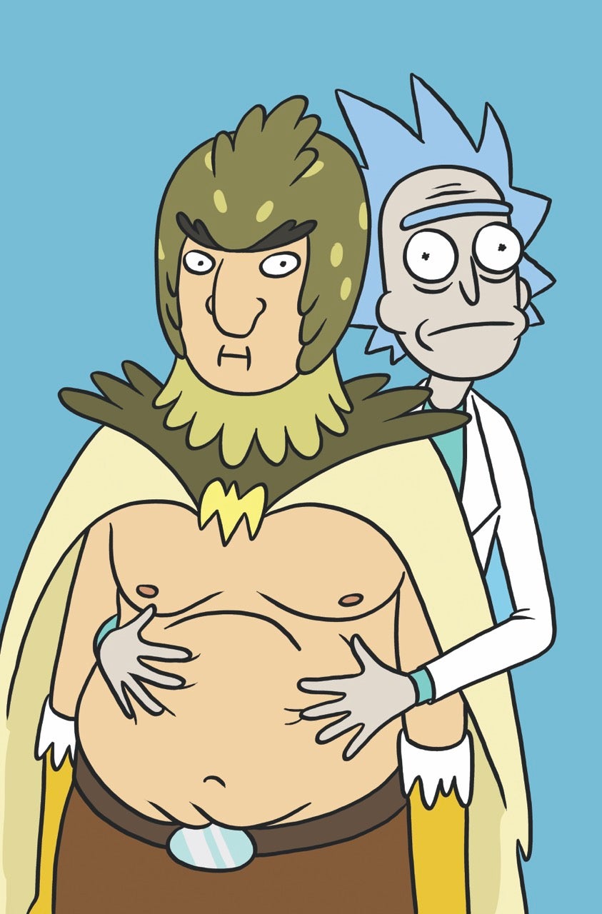 Rick and Morty 10th Anniversary Deluxe Omnibus Library - Preview Gallery