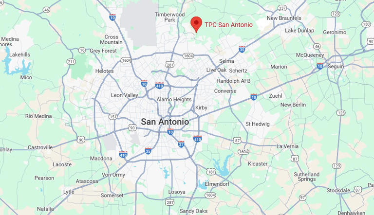 Where is TPC San Antonio and the 2025 Valero Texas Open located?