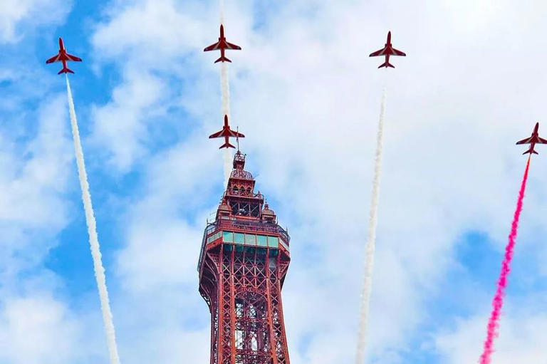 Iconic Red Arrows confirm Blackpool Airshow 2025 dates as part of ...