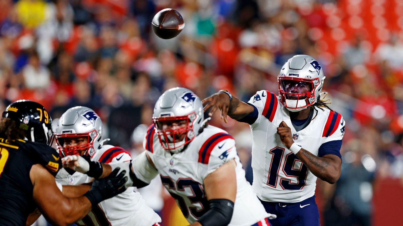Sources: Patriots trade QB Joe Milton III to Cowboys
