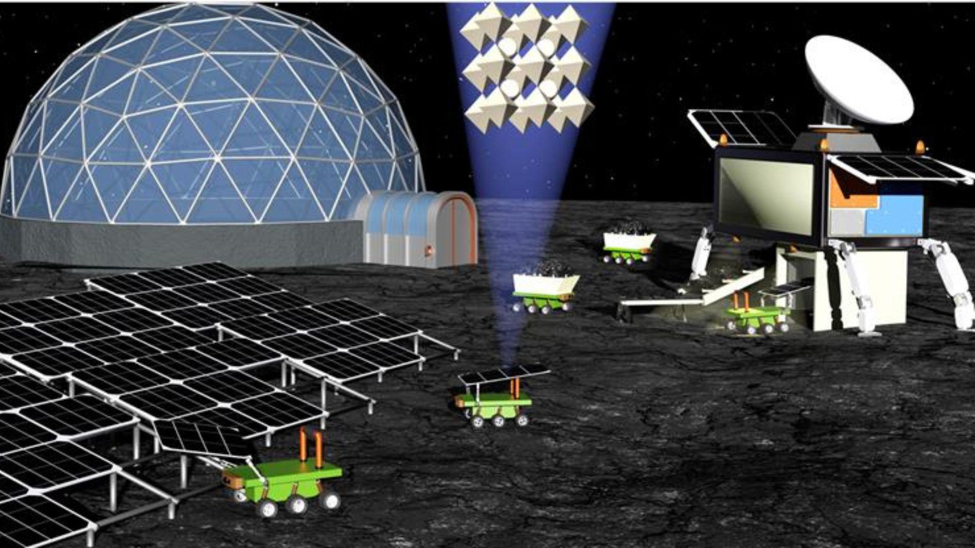 99% savings: Radiation-proof solar cells made from moon dust to power ...