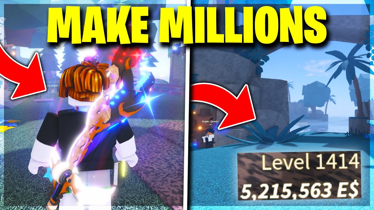 FASTEST WAY to Get NEW E$ MONEY in FISCH Roblox!