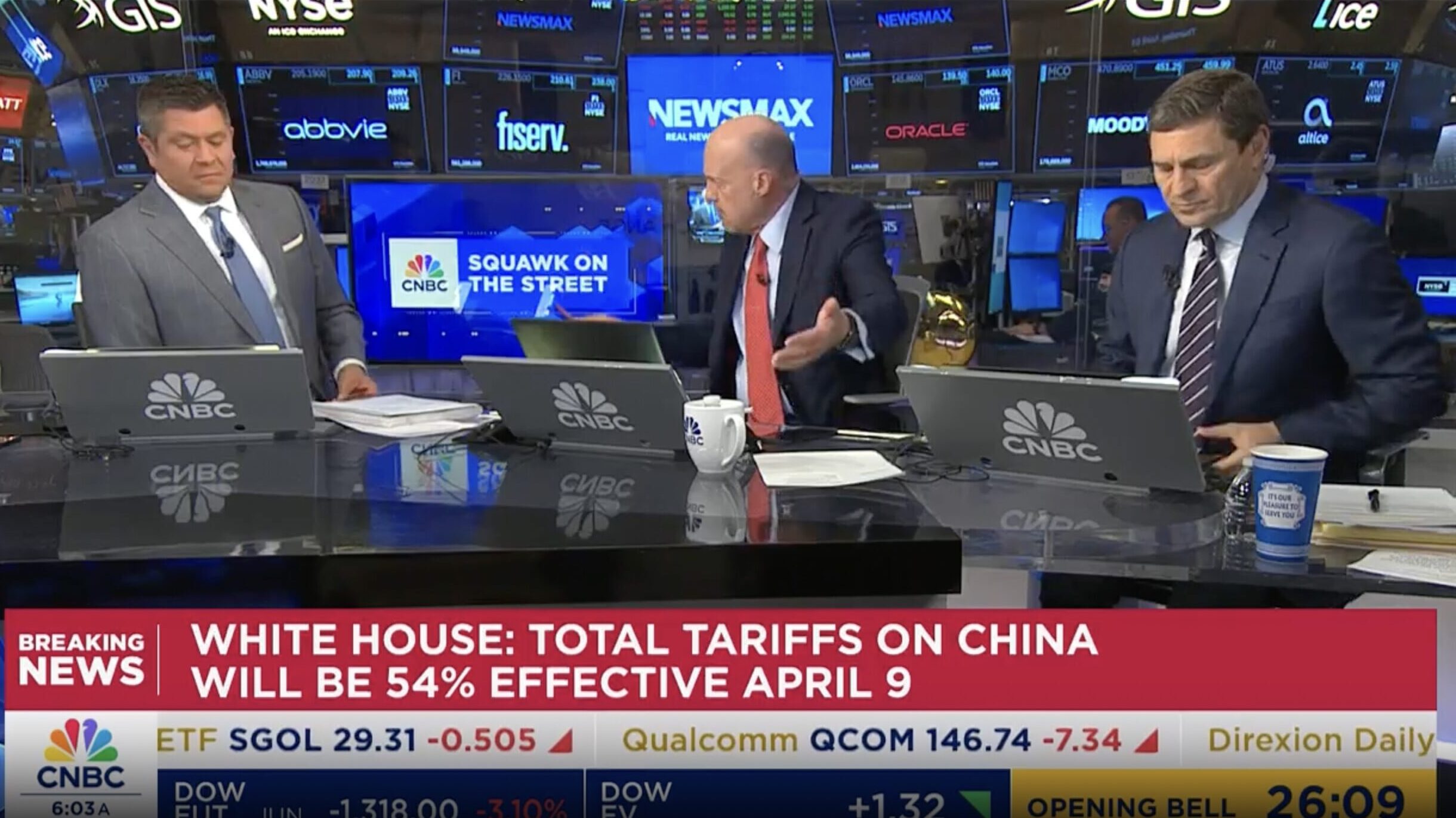 ‘We’re Done Using That Word!’ Jim Cramer and CNBC Colleagues Bash Trump ...