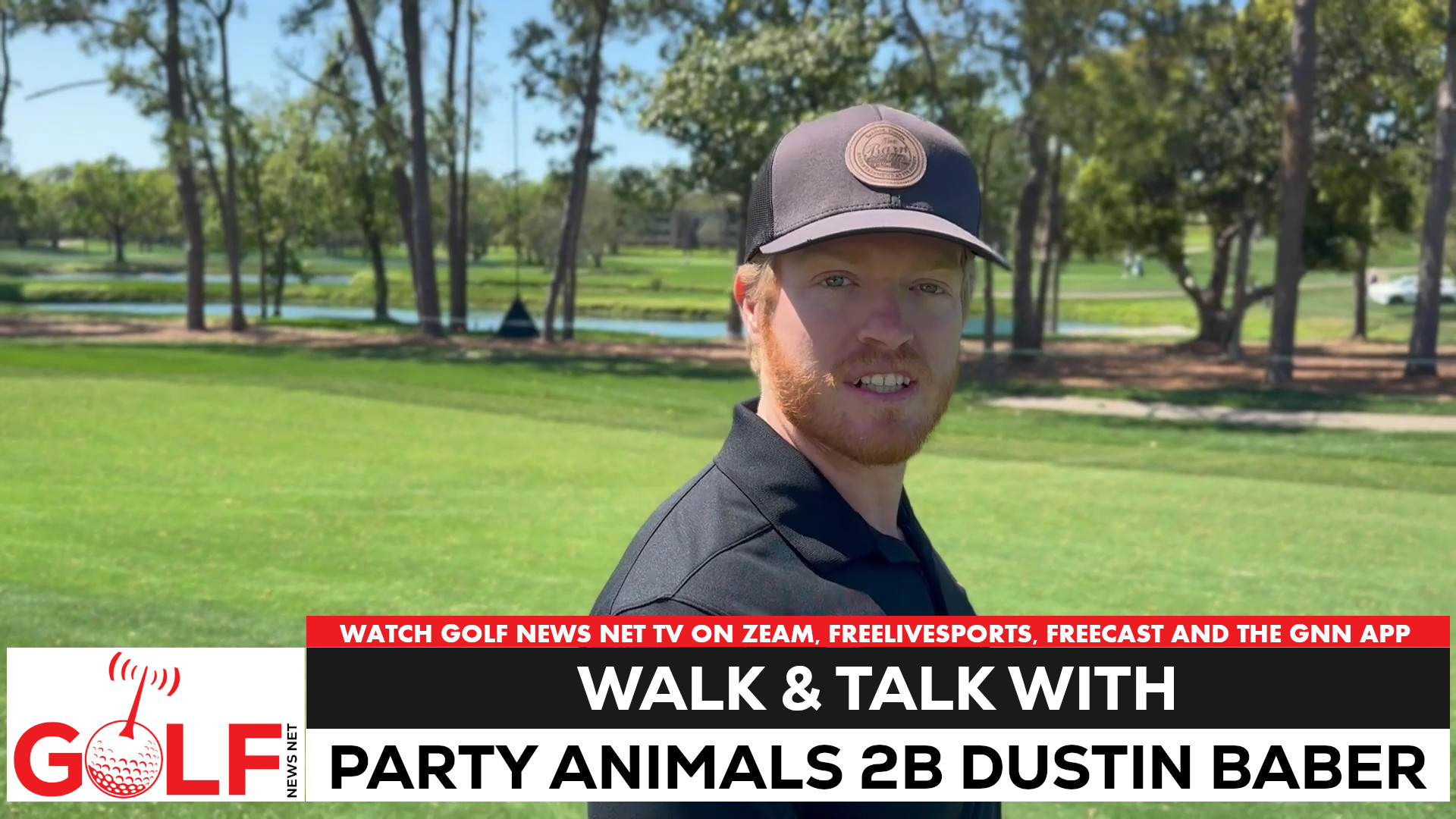 Walk and talk with Party Animals' 2B Dustin Baber